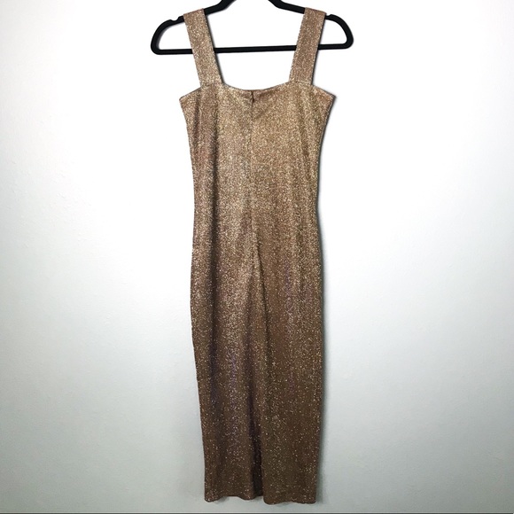 Bardot | Dresses | Bardot Gold Glitter Mimi Sparkle Dress | Poshmark